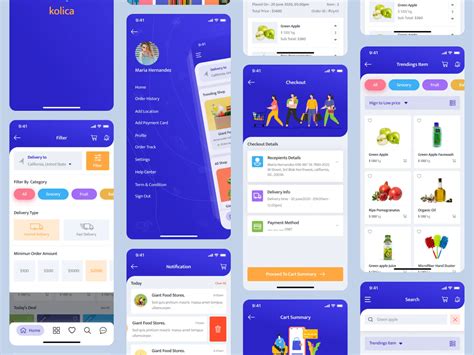 Grocery App UI By Shohana Sharmin On Dribbble