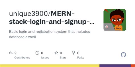 GitHub Unique3900 MERN Stack Login And Signup System Including Bcrypt