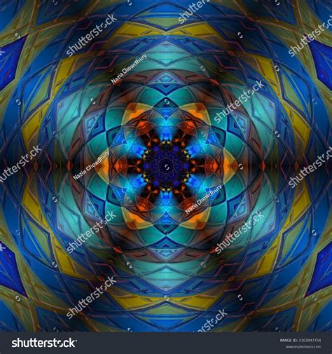 Mystical Pattern Design Background Fantasy Flower Stock Illustration 2102847754 Shutterstock