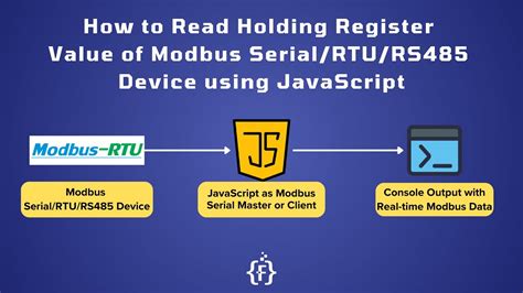 How To Read Holding Register Value Of Modbus Serial Rtu Rs485 Device Using Javascript Iot