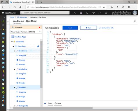 rest style apis in azure functions with javascript by thomas pentenrieder medialesson medium