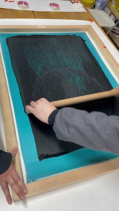 실크스크린 기법으로 인쇄하기 Youtube