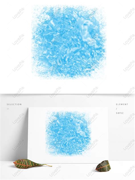 푸른 투명 물결 질감 요소 일러스트 Png 및 벡터 이미지 무료 다운로드 Lovepik