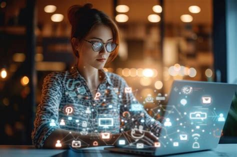 Premium Photo Project Manager Using Ar And Iot In Office Premium Photo Project Manager Using Ar And Iot In Office