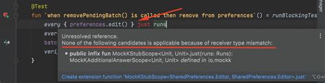 android how to mock remove extension of shared preferences using mockk stack overflow