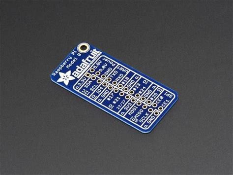 Adafruit Gpio Reference Card For Raspberry Pi Model B Raspberry Pi