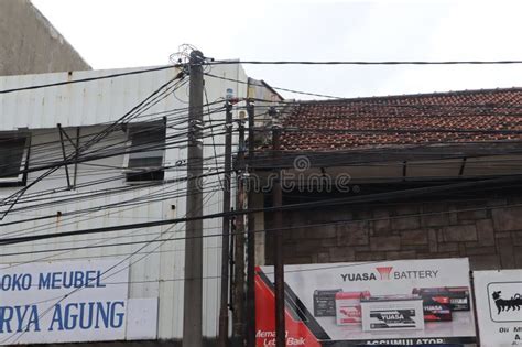 The Network Between Telephone And Electricity Cables Is Not Well