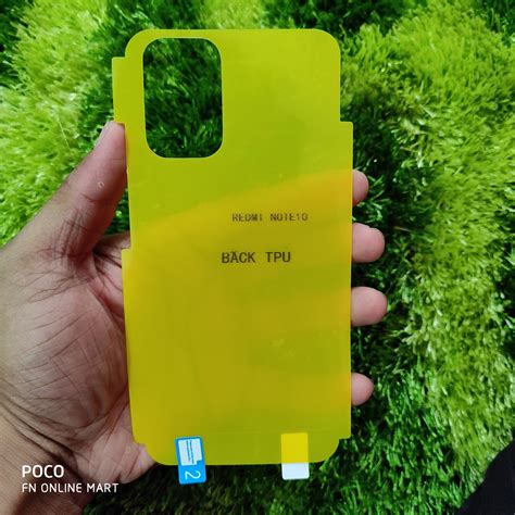 For Redmi Note Note S Crystal Clear Thin Anti Scratches Hydrogel Film Back Poly