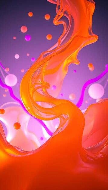 Colorful 3d Shapes Vortex Premium Ai Generated Image