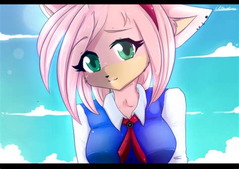 Amy Rose By Klaudy Na On Deviantart
