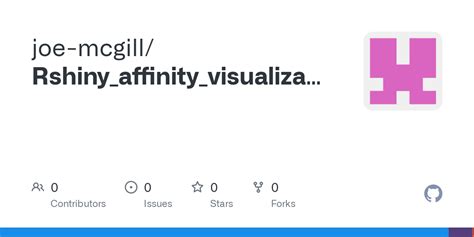 Github Joe Mcgillrshinyaffinityvisualization