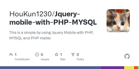 Github Houkun Jquery Mobile With Php Mysql This Is A Simple By Using Jquery Mobile With