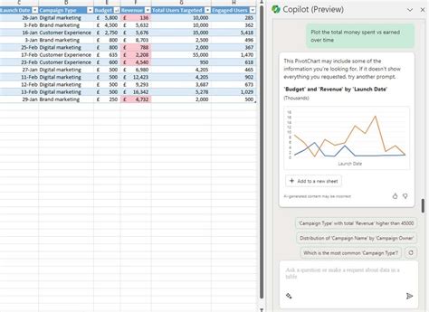 como usar o copilot no excel