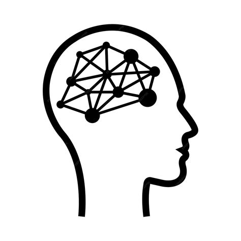 Premium Vector Ai Artificial Intelligence Icon Of Human Face With A Digital Chip On Brain For