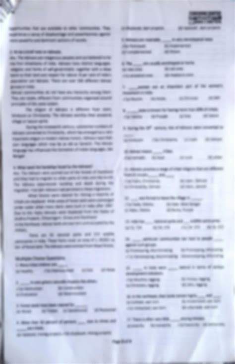 Solution Class 8 Civics Ch7 Understanding Marginalisation Studypool