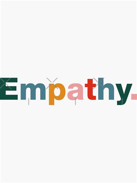 Empathy Sticker For Sale By Citynoir Redbubble