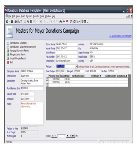 Access Inventory Database Template Free Printable Templates