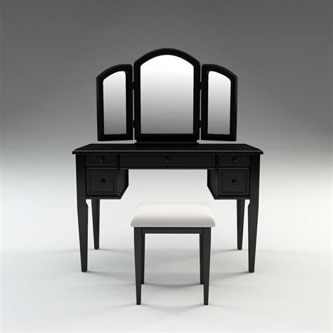 Antique Vanity Set 3d Model 15 3ds Max C4d Fbx Obj Free3d