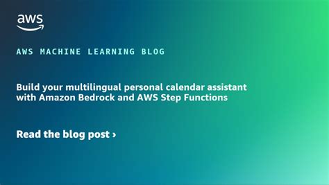 Create Your Multilingual Personal Calendar Assistant Using Amazon