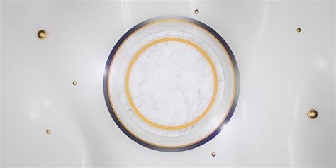 텍스트 및 제품 3d 일러스트레이션을 배치하기위한 골든 서클 프레임 과 대리석 패턴 배경 0명에 대한 스톡 사진 및 기타 이미지