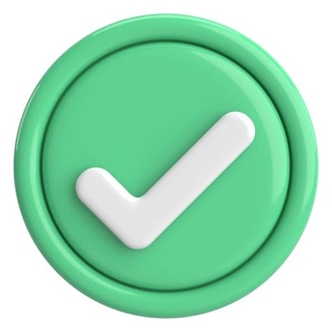 3d Check Box Icon