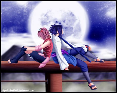Sakura And Sasuke Desktop Wallpapers On Anime Wallpapers Sasusaku