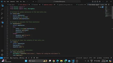 Rajat Raj On Linkedin Codesoftinternship Codsoft Python Tkinter Calculatorapp Coding