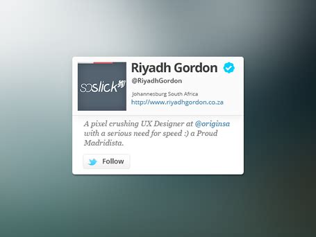 Twitter Widget Free PSD Download FreeImages