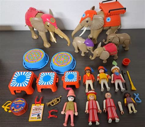 Playmobil Zirkus Sammlung Konvolut Zirkuselefant Clowns Romani 3519