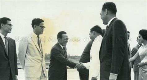 Prince Norodom Sihanouk Of Cambodia Accompanied By Prime