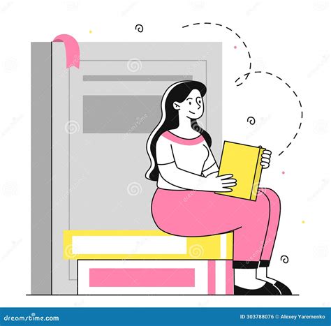 Reading Linear Icons Signs Symbols Vector Line Illustration Set 165754255