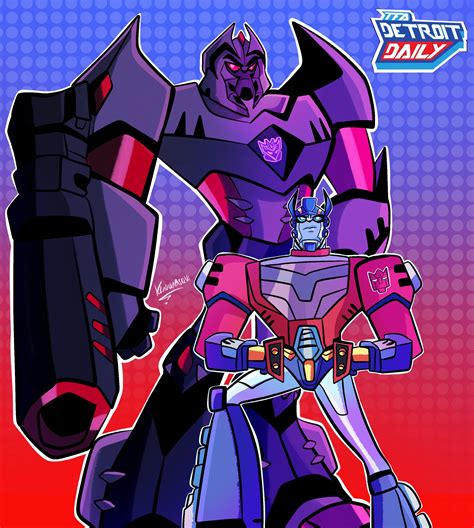 Tfa Megatron And Optimus Form 1 By Klaudiapasqui On Deviantart