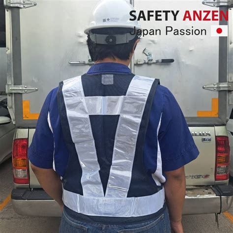 เสื้อสะท้อนแสง เสื้อกั๊กสะท้อนแสง คุณภาพสูงระบายอากาศดี Type4 อุปกรณ์เซฟตี้