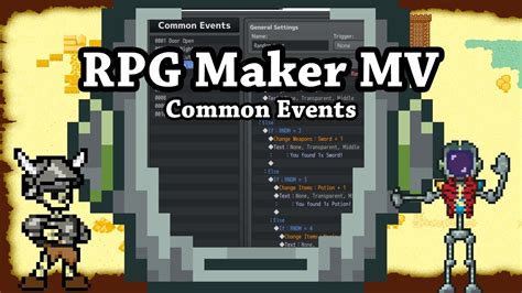 RPG Maker MV Common Events YouTube