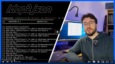 github p0dalirius ldap2json the ldap2json script allows you to extract the whole ldap content