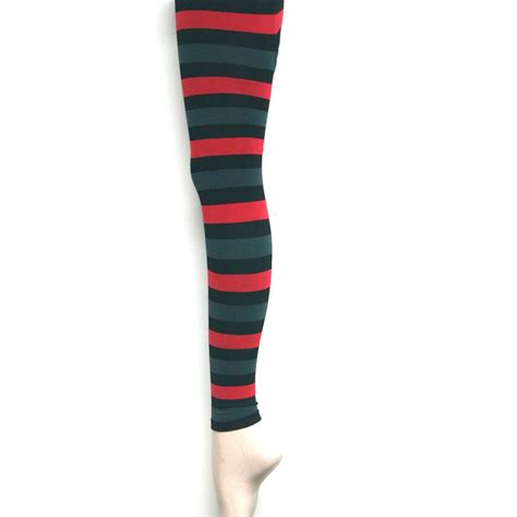 더 줄무늬 레깅스 줄무늬레깅스 타이즈 줄가라레깅스