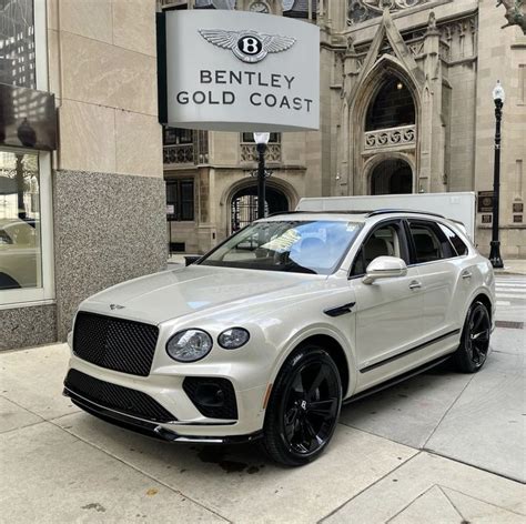 Classy White Bentley Suv