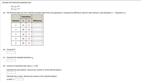 solved consider the following hypothesis test