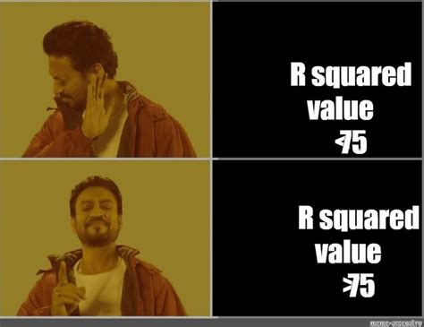 Сomics Meme R Squared Value 75 Economia