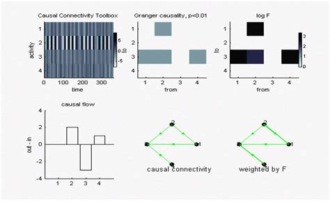 Demonstrations Of Causal Connectivity Toolbox N 1 The Top Row Shows Download Scientific
