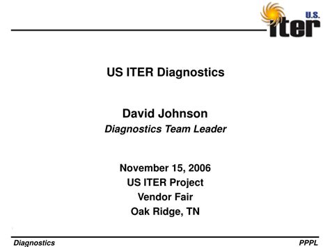 Ppt Us Iter Diagnostics Powerpoint Presentation Free Download Id4824164