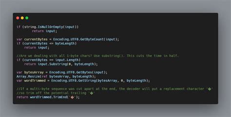 C Trim A Utf 8 String To The Specified Number Of Bytes Makolyte