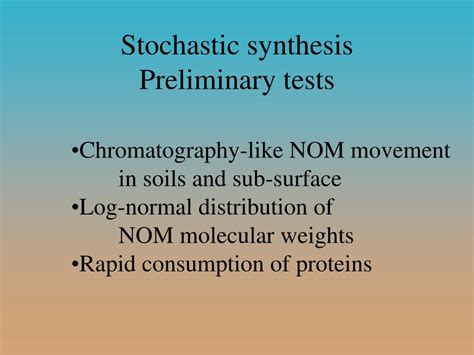 Ppt Stochastic Synthesis Of Natural Organic Matter Powerpoint Ppt Stochastic Synthesis Of Natural Organic Matter Powerpoint