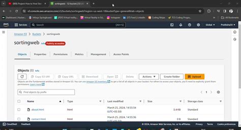 Pratiksha Satpute On Linkedin Aws S3bucket Learning