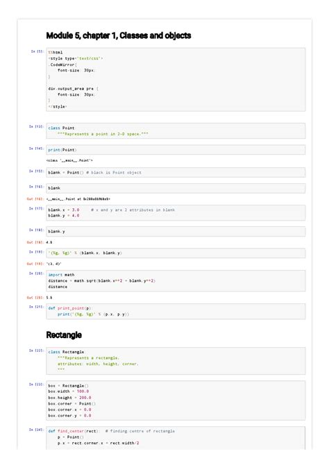 Python Module 5 Classes And Objects Module 5 Chapter 1 Classes And