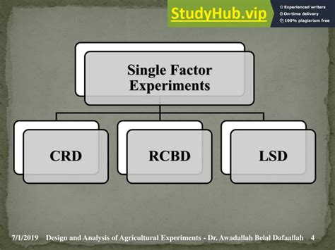 6 Completely Randomized Design Crd Pdf