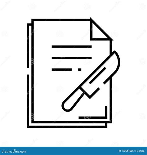 Criminal Case Line Icon Concept Sign Outline Vector Illustration Linear Symbol Stock Vector