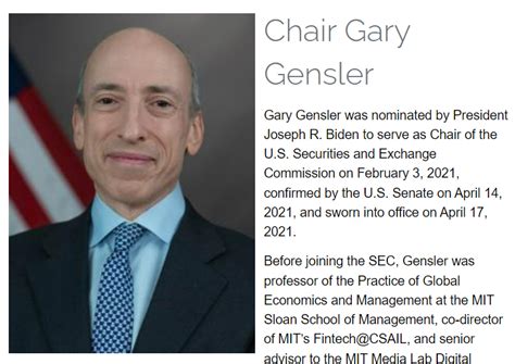 美하원 게리 겐슬러 Sec 위원장 해 이미지 이투데이