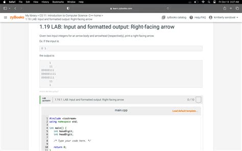 answered 1 19 lab input and formatted output … bartleby