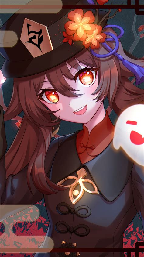 Hu Tao Ghost Genshin Impact 4K 560e Wallpaper PC Desktop